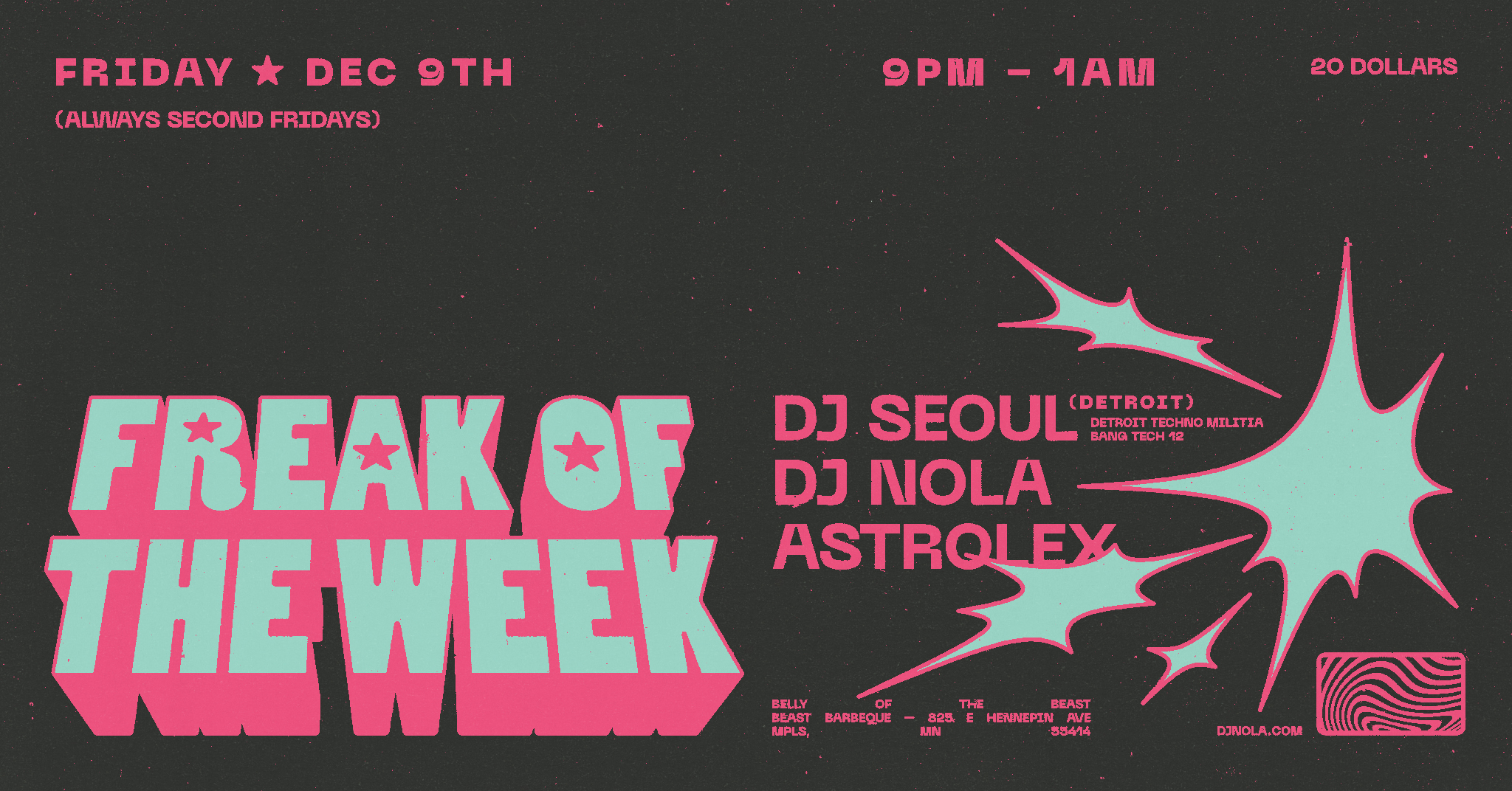 Freak of the Week Holiday Party | mnVibe