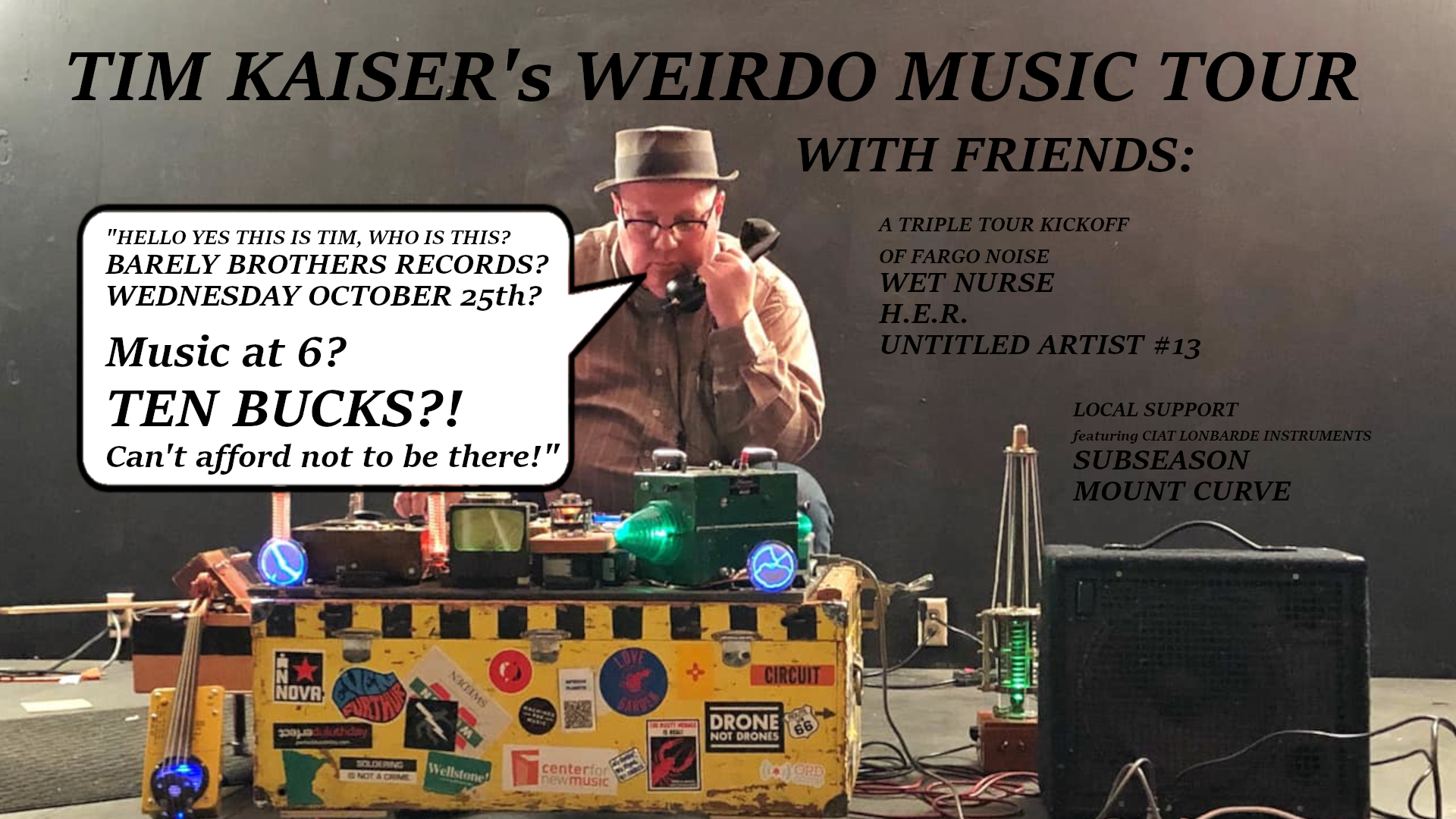 Tim Kaiser's Weirdo Music Tour With Friends | mnVibe